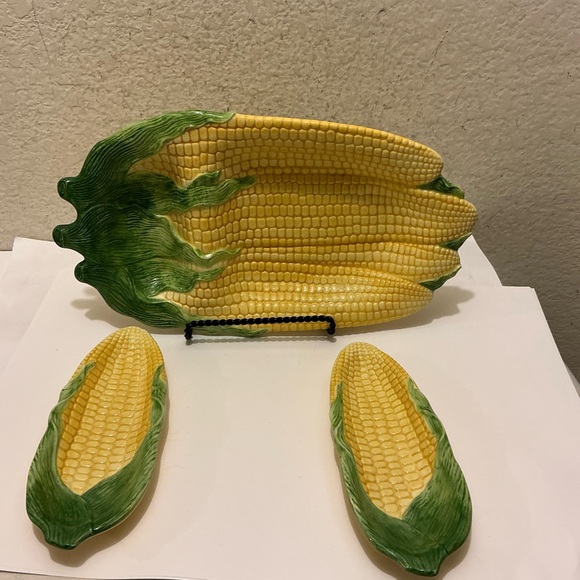 GANZ | Kitchen | Bella Casa By Ganz Ceramic Corn On The Cob Plate ...